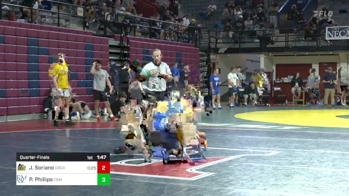 141 lbs Quarterfinal - Jordan Soriano, Drexel vs Pat Phillips, Franklin ...