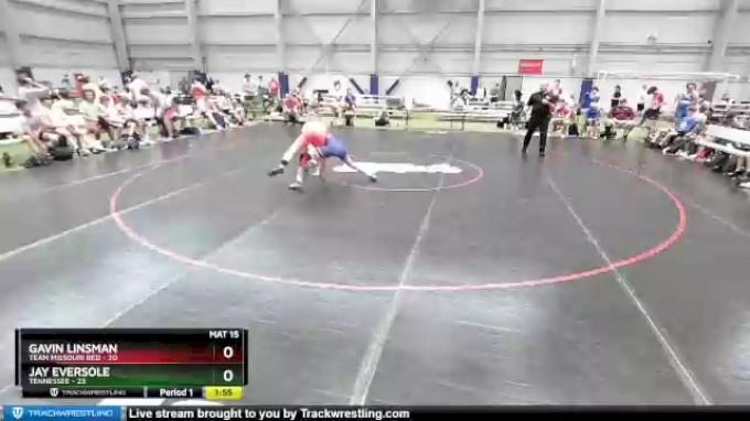 145 lbs Round 3 (8 Team) - Gavin Linsman, Team Missouri Red vs Jay ...