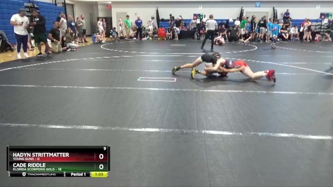 88 lbs Round 2 (8 Team) - Hadyn Strittmatter, Young Guns vs Cade Riddle ...
