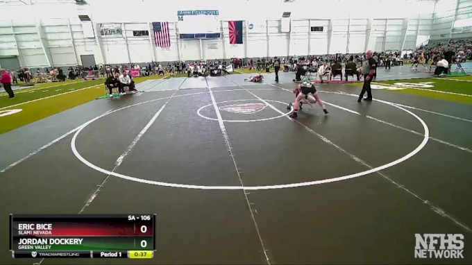 106 lbs Cons. Round 3 - Jordan Dockery, Green Valley vs Eric Bice, SLAM ...