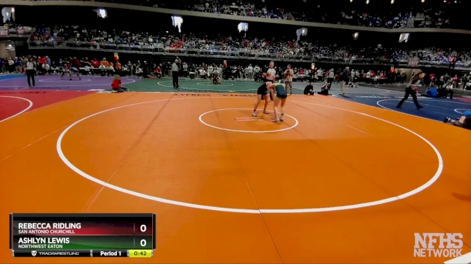6A 107 lbs Cons. Round 1 - Rebecca Ridling, San Antonio Churchill vs ...