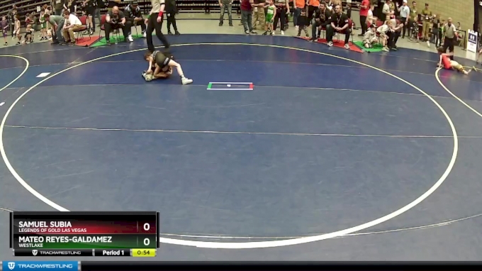 45 lbs Cons. Semi - Mateo Reyes-Galdamez, WESTLAKE vs Samuel Subia ...