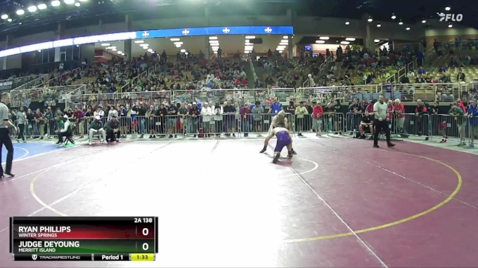 2A 138 lbs Quarterfinal - Judge DeYoung, Merritt Island vs Ryan ...