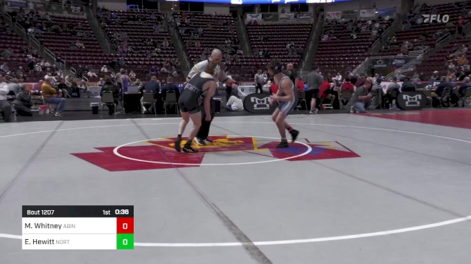 121 lbs Consi Of 8 #2 - Mason Whitney, Abington Heights vs Elijah ...