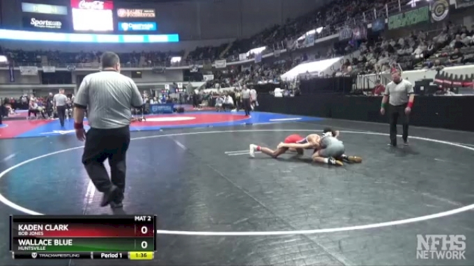 7A 120 lbs Semifinal - Wallace Blue, Huntsville vs Kaden Clark, Bob Jones