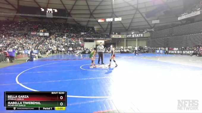 Girls 1B/2B/1A/2A 105 Cons. Round 2 - Bella Garza, Othello (Girls) vs ...