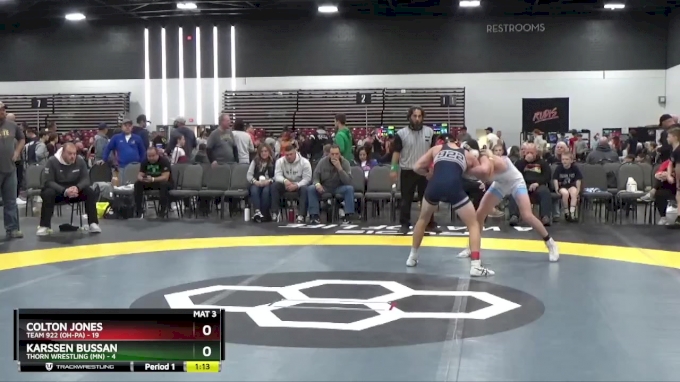 129 lbs Round 3 (8 Team) - Colton Jones, Team 922 (OH-PA) vs Karssen ...