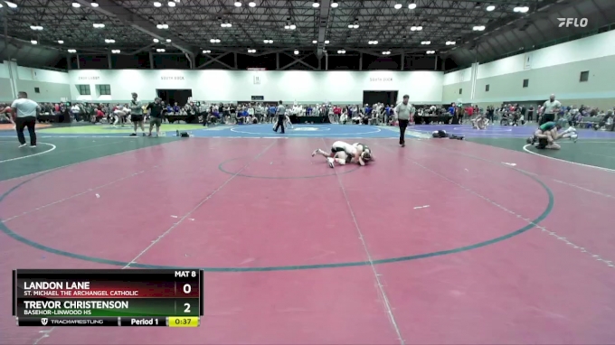 106 lbs 5th Place Match - Trevor Christenson, Basehor-Linwood HS vs ...