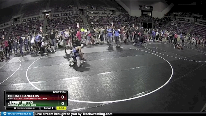 130 lbs Cons. Round 1 - Jeffrey Rettig, Widefield Wrestling Club vs ...