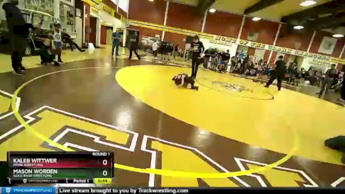55 lbs Round 1 - Mason Worden, Gold Rush Wrestling vs Kaleb Wittwer ...
