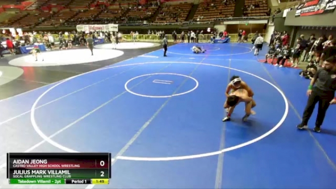 113 lbs Champ. Round 1 - Aidan Jeong, Castro Valley High School ...