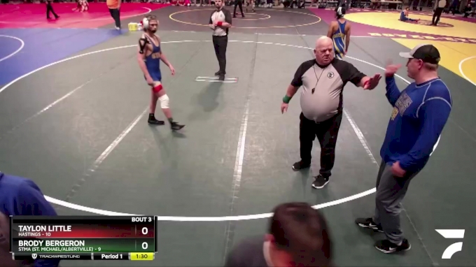 135 lbs Placement (4 Team) - Ivan Lavergne, Hastings vs Tyson Newman ...