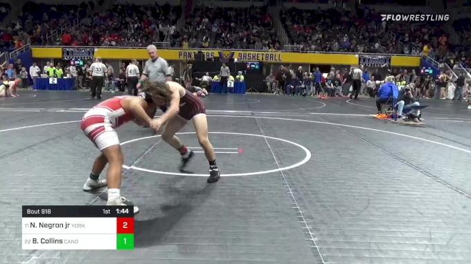 135 lbs Round Of 32 - Nicky Negron Jr, York Suburban vs Bryce Collins ...