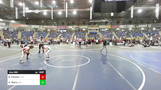 113 lbs Consi Of 16 #2 - Shaiden Casner, Cheyenne East vs Hunter Mars ...