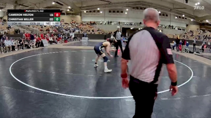 144 lbs Placement (4 Team) - Cameron Helton, Lakeway Christian Academy ...