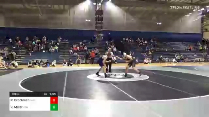 170 lbs Prelims - Ryan Brockman, Compound Wrestling vs Riley Miller ...