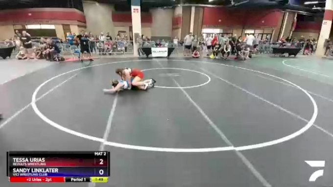 110 lbs Semifinal - Tessa Urias, ReZults Wrestling vs Sandy Linklater ...