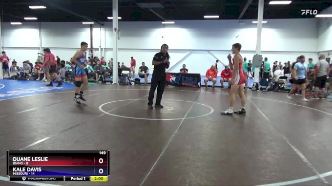 149 lbs Round 2 (8 Team) - Duane Leslie, Idaho vs Kale Davis, Missouri