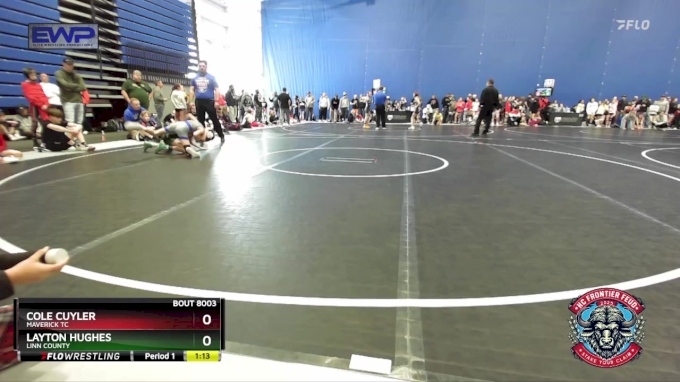 76 lbs Champ. Round 1 - Cole Cuyler, Maverick TC vs Layton Hughes, Linn ...