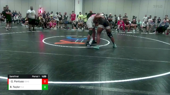 182 lbs Semifinal - Dominic Pantuso, Cardinal Gibbons High School Wrestling vs Bryant Taylor ...