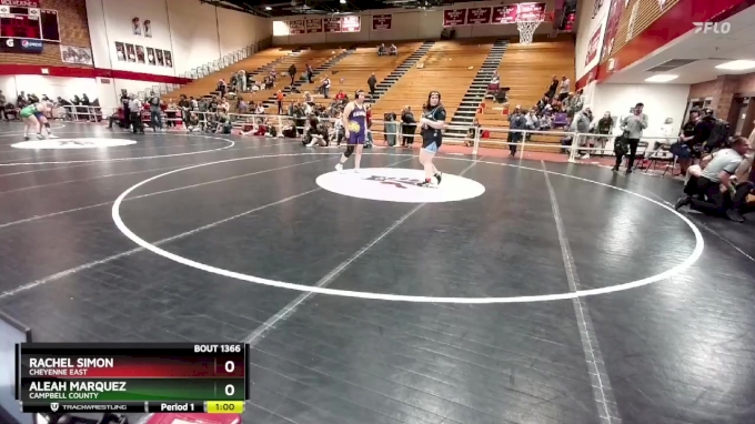 235 lbs Cons. Round 2 - Rachel Simon, Cheyenne East vs Aleah Marquez ...