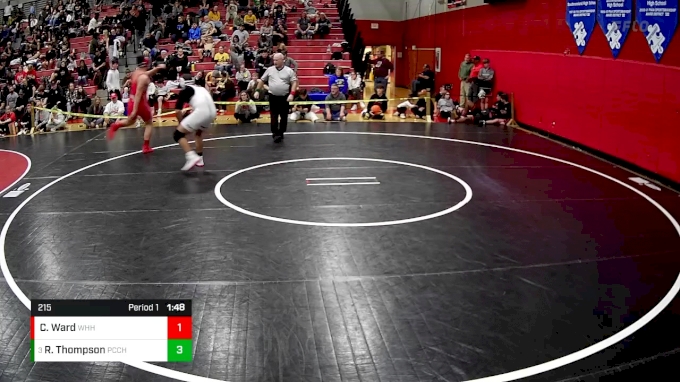 215 lbs Champ. Round 3 - Roman Thompson, Central Catholic HS ...