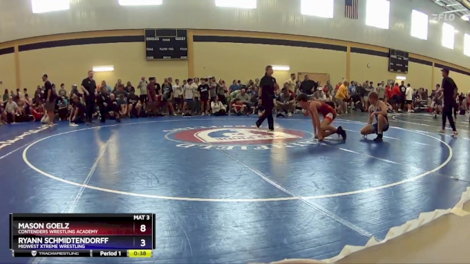 120 lbs Quarterfinal - Mason Goelz, Contenders Wrestling Academy vs ...