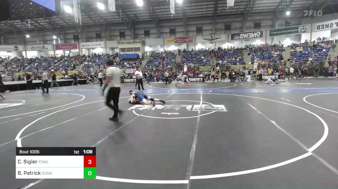 120 lbs Round Of 32 - Cole Sigler, Fowler WC vs Bentley Patrick ...