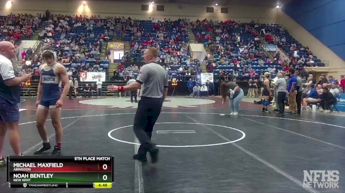 3 - 144 lbs 5th Place Match - Noah Bentley, New Kent vs Michael ...