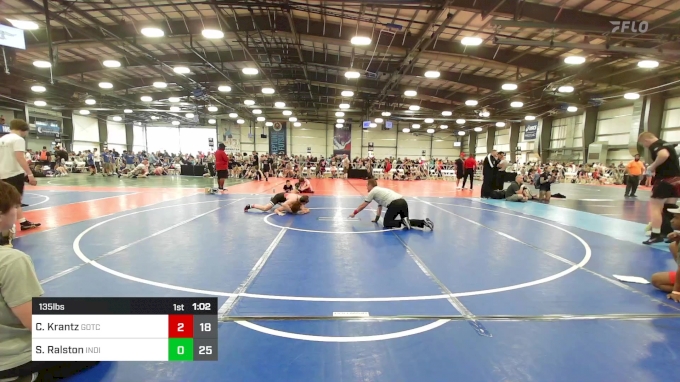 135 lbs Rr Rnd 3 - Chase Krantz, Team Gotcha Blue vs Segar Ralston ...