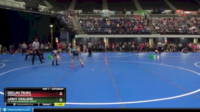 90 lbs Quarterfinal - Declan Trueg, Immortal Athletics WC vs LeRoy ...