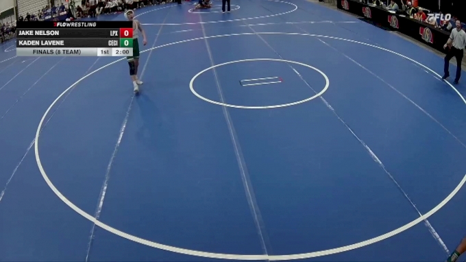 144 lbs Finals (8 Team) - Max Tanner, Lincoln Pius X vs Parker Zikmund ...