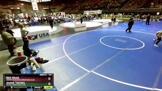 144 lbs Quarterfinal - Rex Orais, Swamp Monsters Wrestling Club vs ...