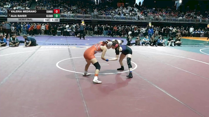 6A 110 lbs Semifinal - Alia Baker, Klein Cain vs Valeria Medrano, Edinburg
