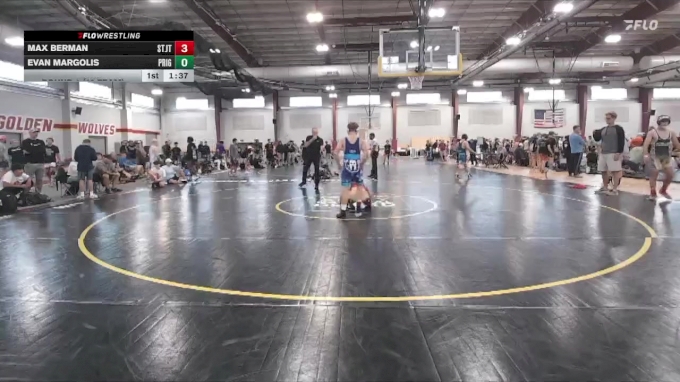 123 lbs Round 1 (12 Team) - Max Berman, Steller Trained Jet vs Evan ...
