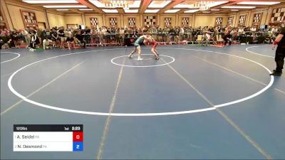 120 lbs Final - Aaron Seidel, Pa vs Nathan Desmond, Pa