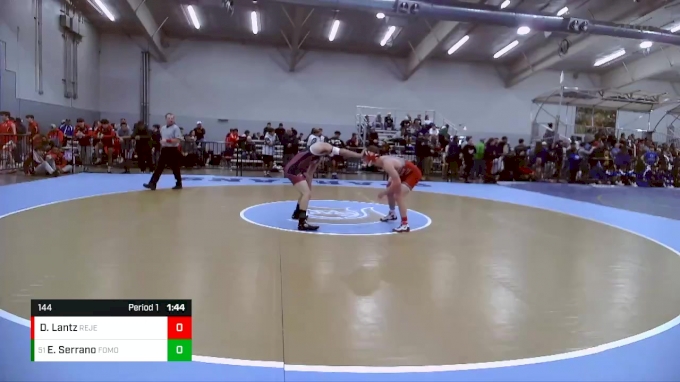144 lbs Champ. Round 1 - Emanuel Serrano, Fort Morgan vs Daniel Lantz ...