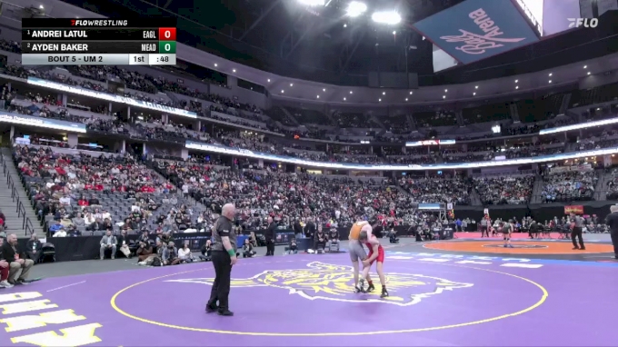UM 2 lbs 1st Place Match - Andrei Latul, Eaglecrest vs Ayden Baker ...