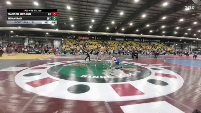 132 lbs Cons. Round 4 - Xander McCann, Montana Disciples vs Noah Rau ...