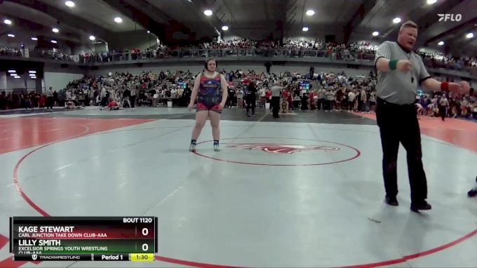 235 lbs Champ. Round 2 - Kage Stewart, Carl Junction Take Down Club-AAA ...