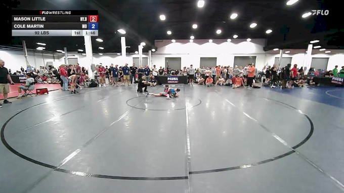 92 lbs Mason Little, New York Blue vs Cole Martin, Missouri
