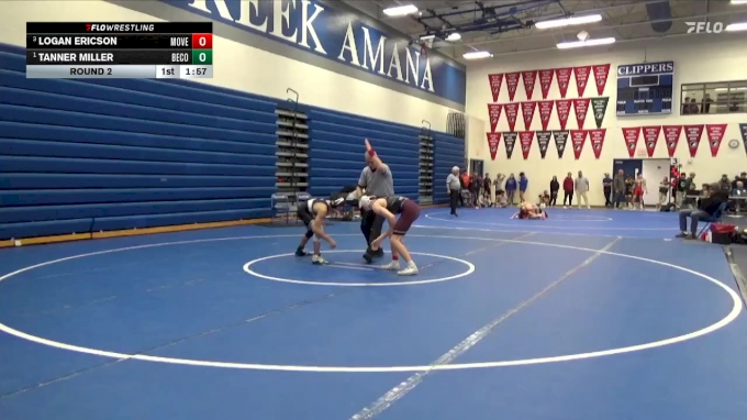 JV-6 lbs Round 2 - Tanner Miller, Benton Community vs Logan Ericson ...