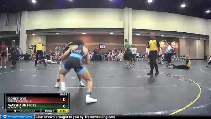 125 lbs Round 3 (4 Team) - Corey Dye, Modern Warriors vs Wayshaun Hicks ...