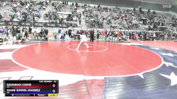 62 lbs Champ. Round 2 - SaVannah Cosme, CO vs Maisie Bandel-Ramirez, OR