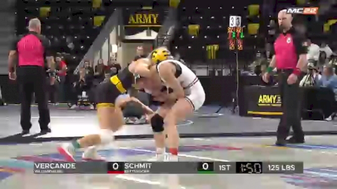 125 lbs 1st Place Match - Ella Schmit, Bettendorf vs Rylee Vercande ...