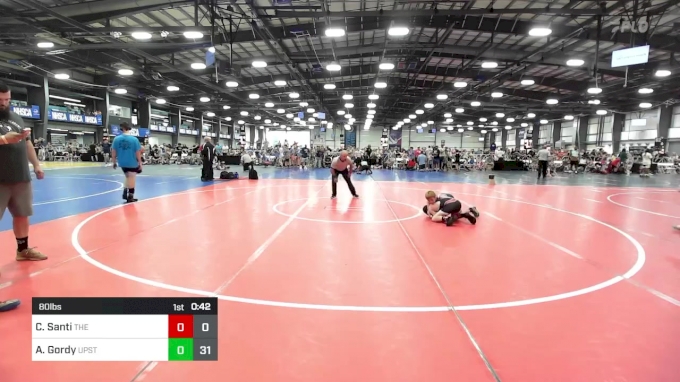 80 lbs Rr Rnd 1 - Coleson Santi, The Wrestling Mill vs Adam Gordy ...
