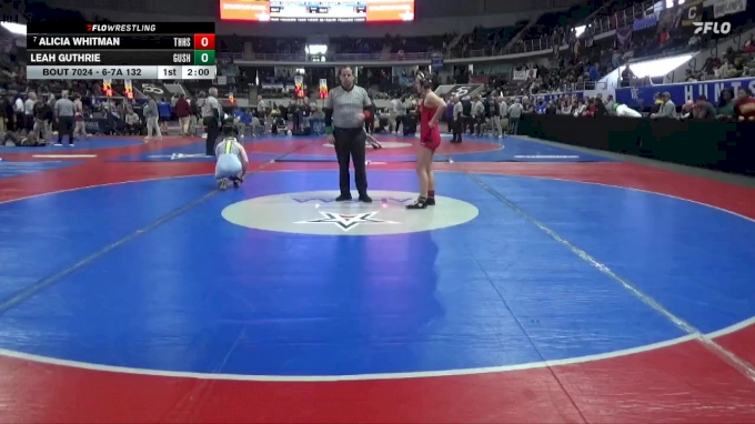 6-7A 132 Quarterfinal - Alicia Whitman, Thompson HS vs Leah Guthrie ...