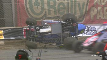 Kyle Larson Flips In Chili Bowl A-Main