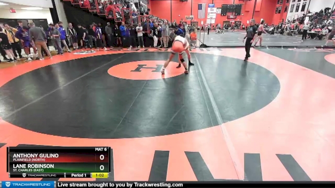 160 lbs Champ. Round 1 - Lane Robinson, St. Charles (EAST) vs Anthony ...