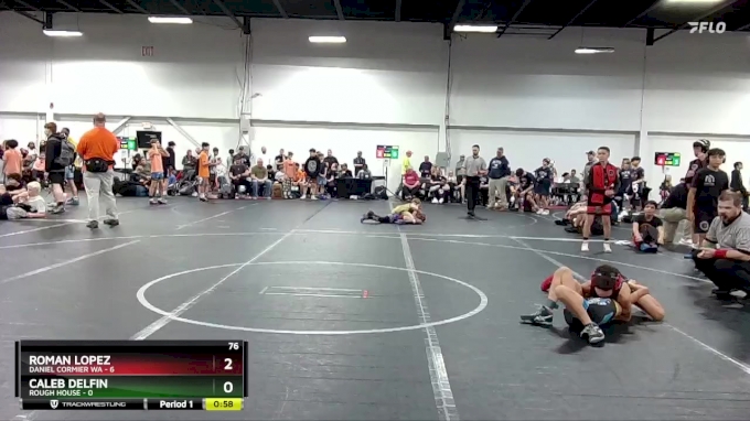 76 lbs Round 2 (8 Team) - Roman LOPEZ, Daniel Cormier WA vs Caleb ...